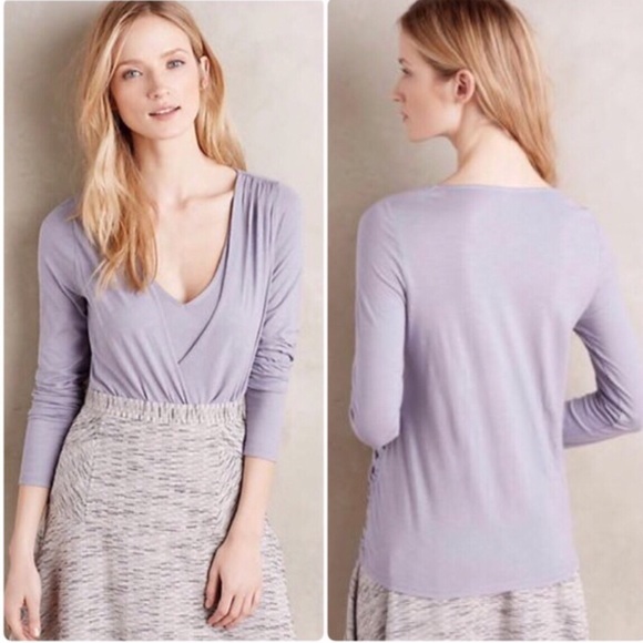 Anthropologie | Tops | Anthropologie Draped Crossfront Top By Akemi Kin ...